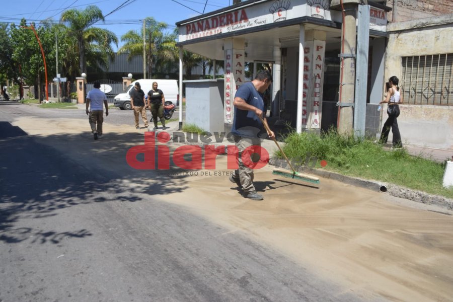 Líquido desparramado en la calle dejó un motociclista hospitalizado ...
