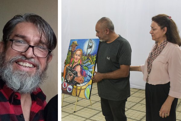 Artista pintó un cuadro en honor a Carolina Haick y contó los detalles ...