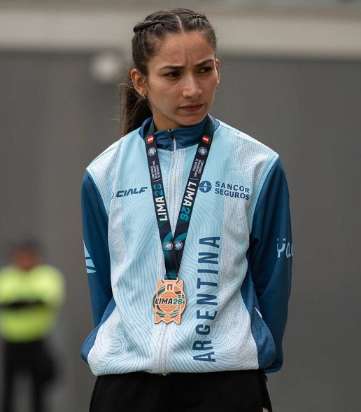 La friense "Neli" Peñaflor destacó el orgullo de representar a la ...